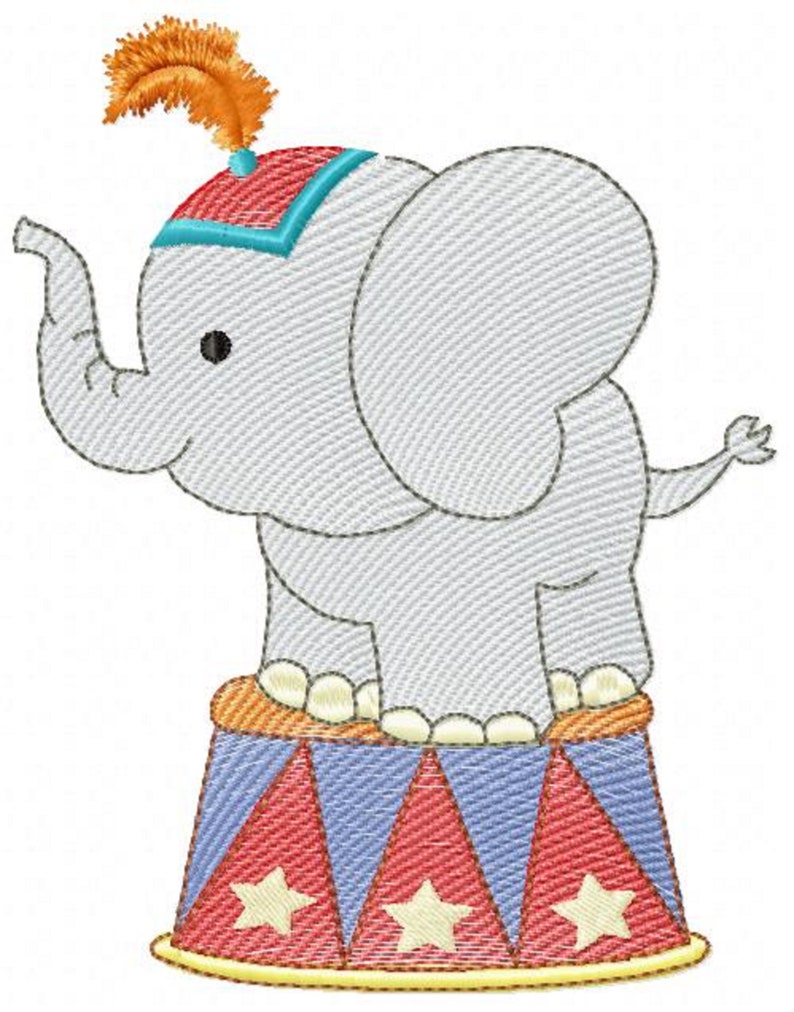 Circus Embroidery Designs Machine Embroidery Pattern - Instant Download ...