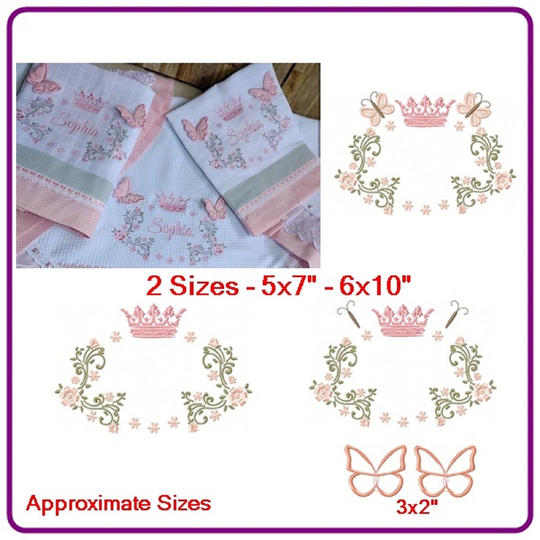 Frame Embroidery Designs Machine Embroidery Pattern - Instant Download ...