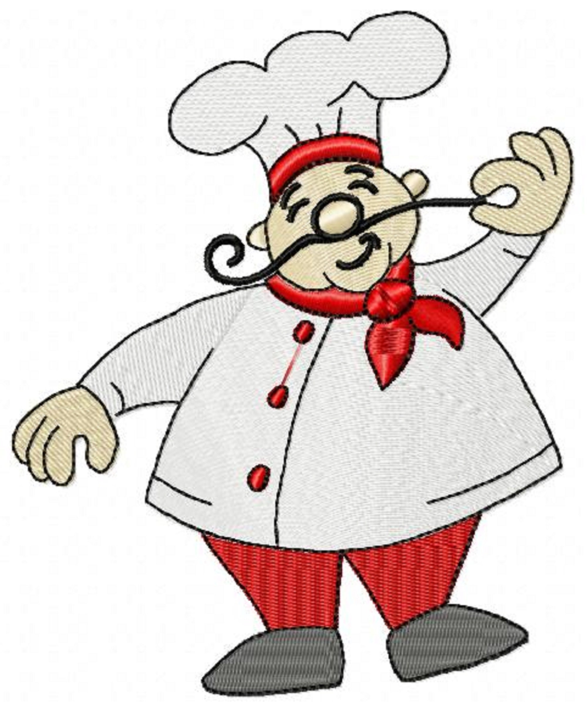 Chefs Embroidery Designs Machine Embroidery Pattern - Instant Download ...