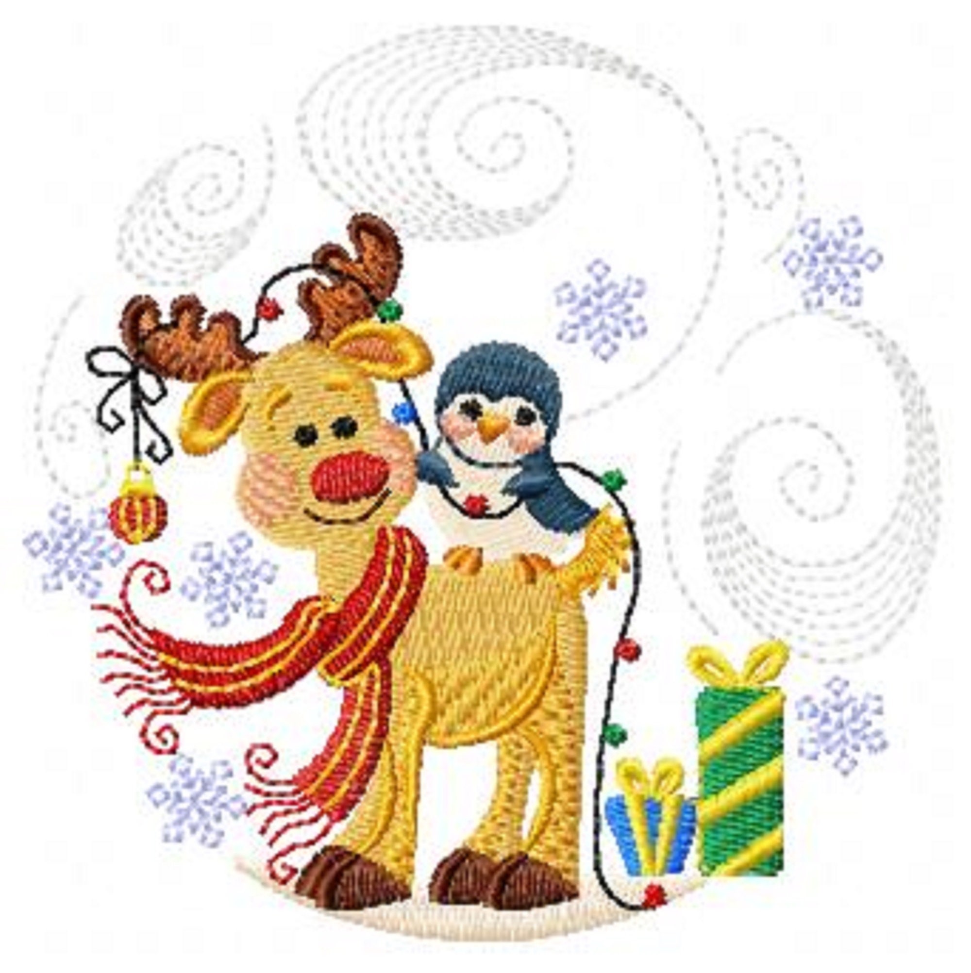 Christmas Embroidery Designs Machine Embroidery Pattern - Etsy