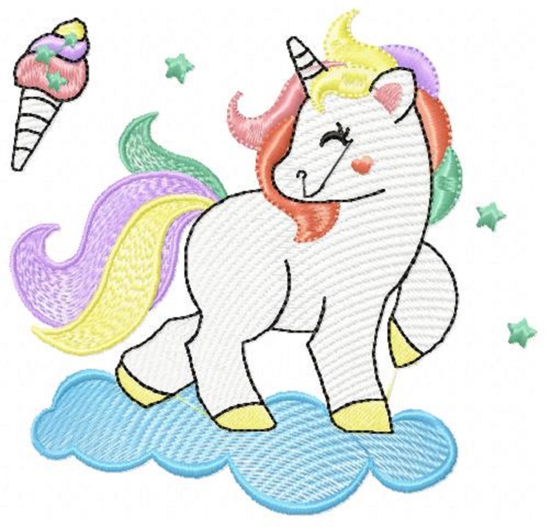 Unicorn Embroidery Designs Machine Embroidery Pattern - Instant ...