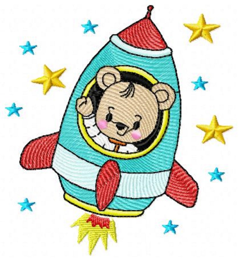 Space and Astronaut Embroidery Designs Machine Embroidery - Etsy