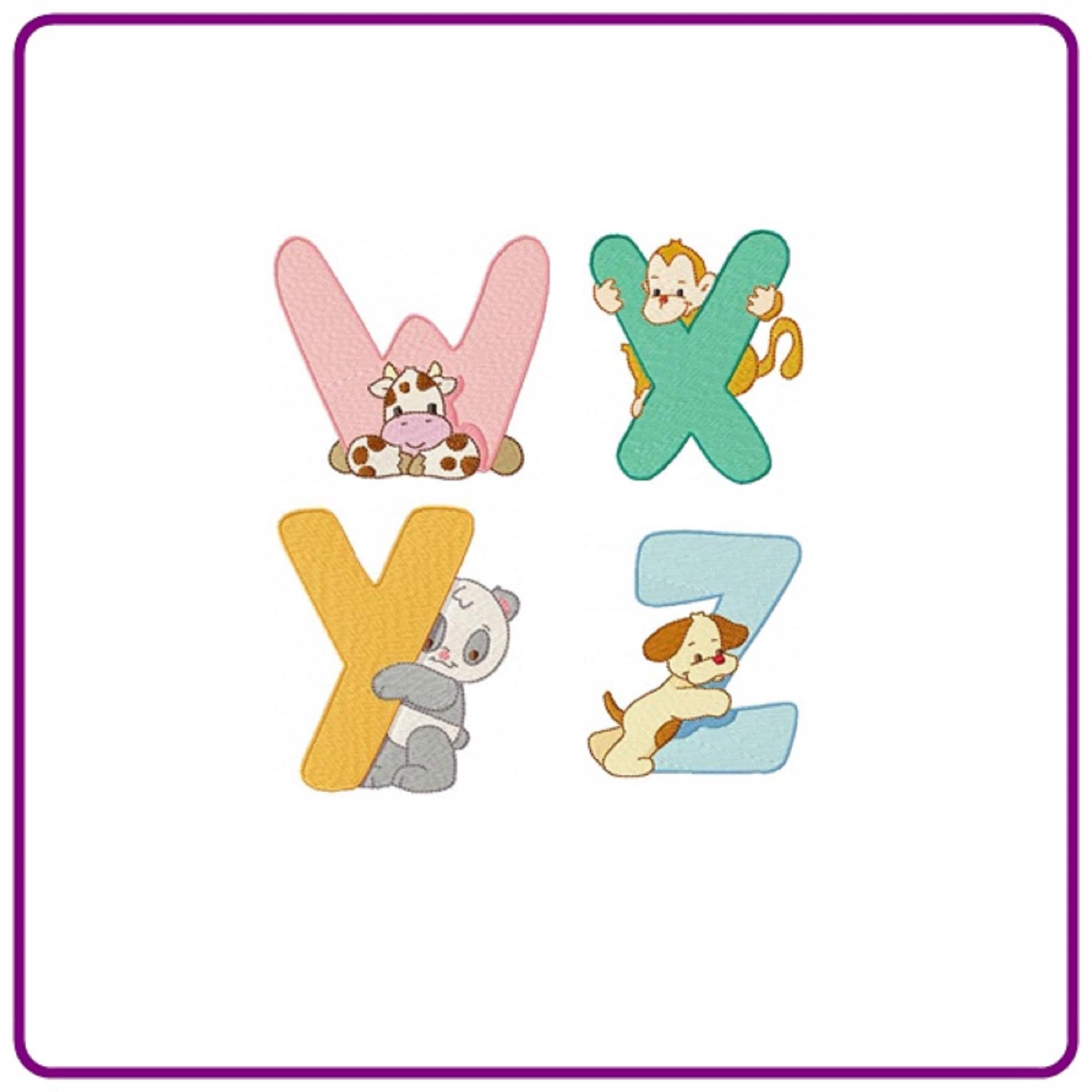 Alphabet Embroidery Designs Machine Embroidery Pattern - Instant ...