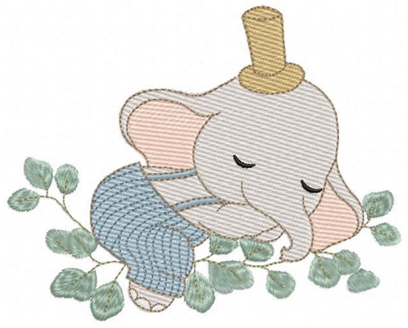 Cute Elephants Embroidery Designs Machine Embroidery Pattern - Etsy