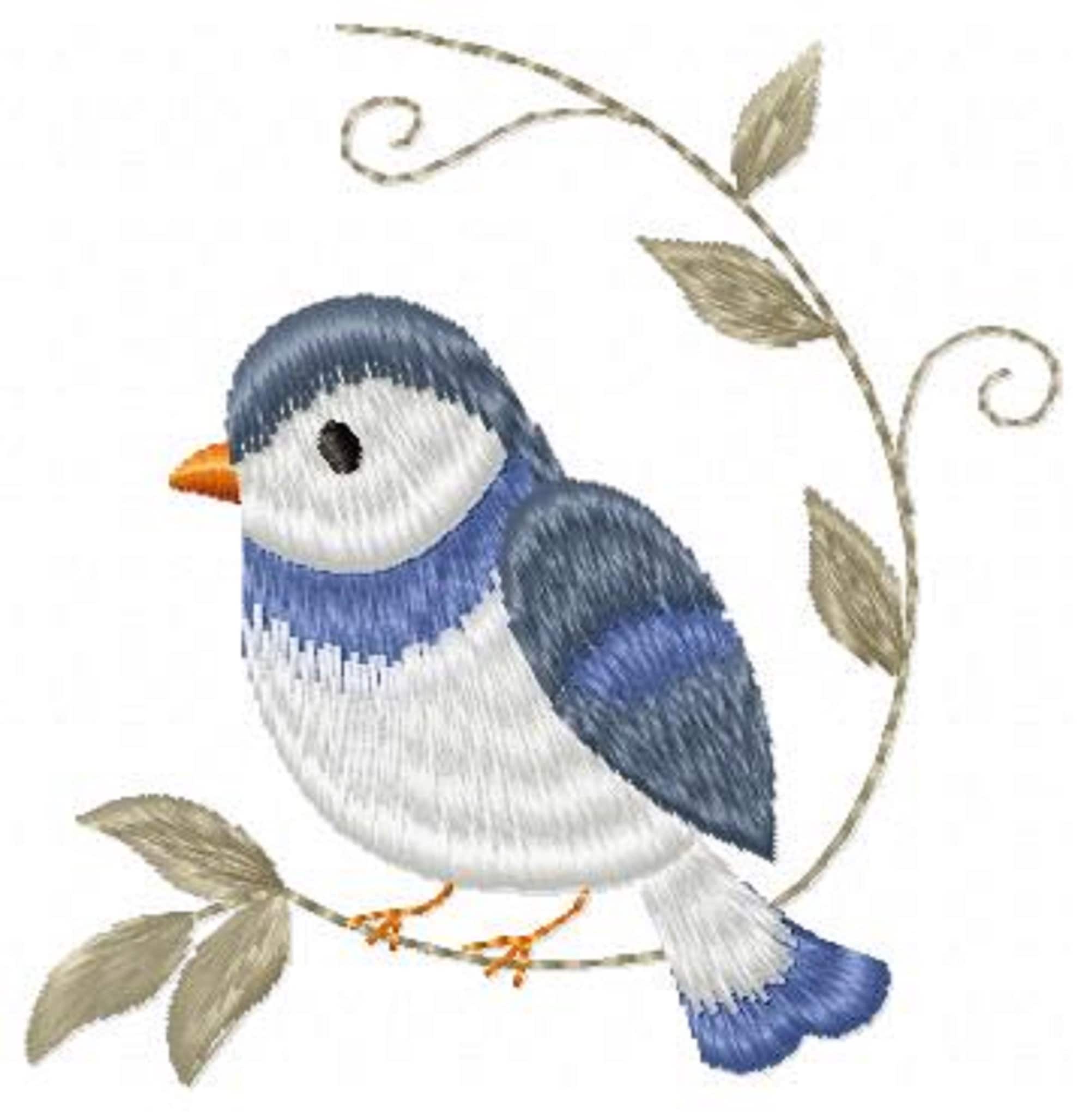 Bird Embroidery Designs Machine Embroidery Pattern Instant - Etsy