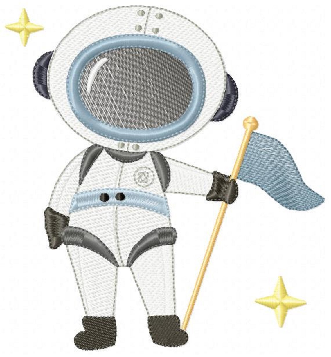 Space and Astronaut Embroidery Designs Machine Embroidery Pattern ...