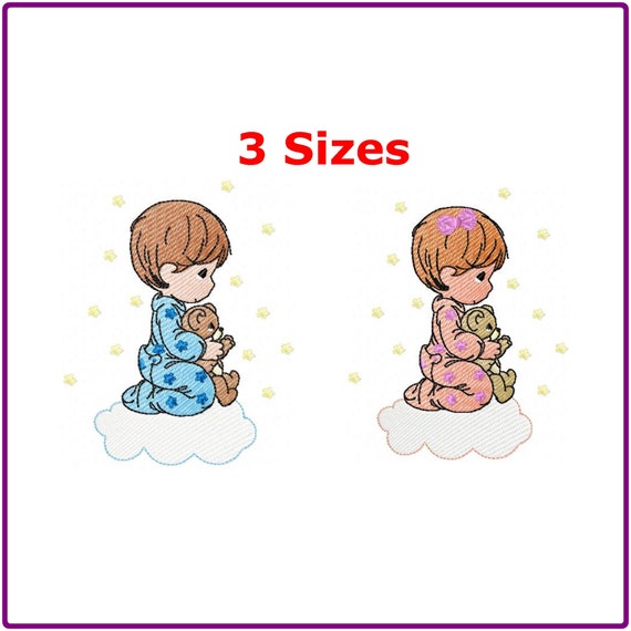 Boy and Girl Embroidery Designs Machine Embroidery Pattern | Etsy