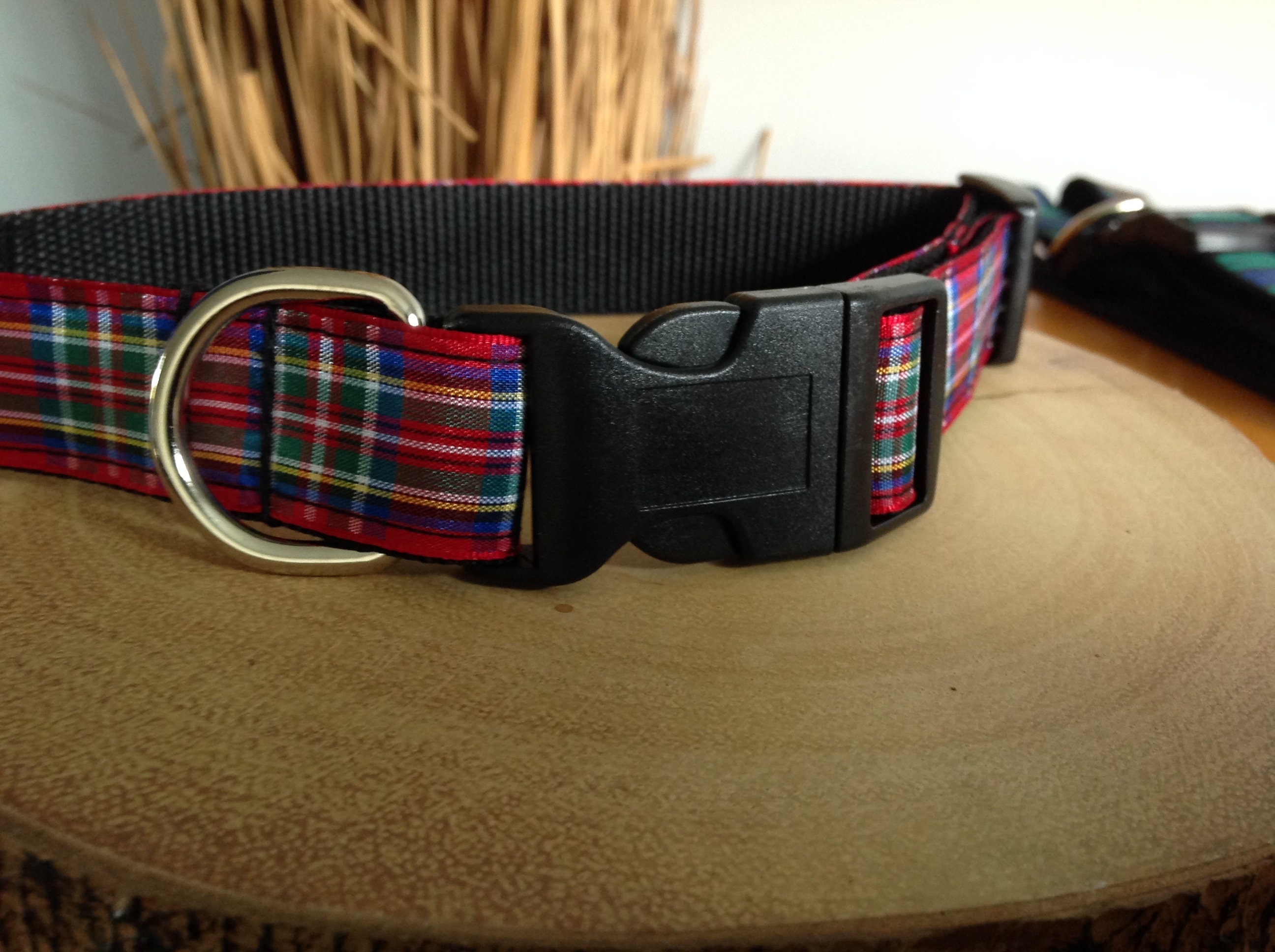 Genuine Royal Stewart Tartan Dog Collar - Etsy UK