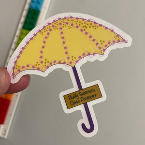 Vinyl Class Protector Parasol Clear Sticker Buffy the Vampire Slayer - Etsy
