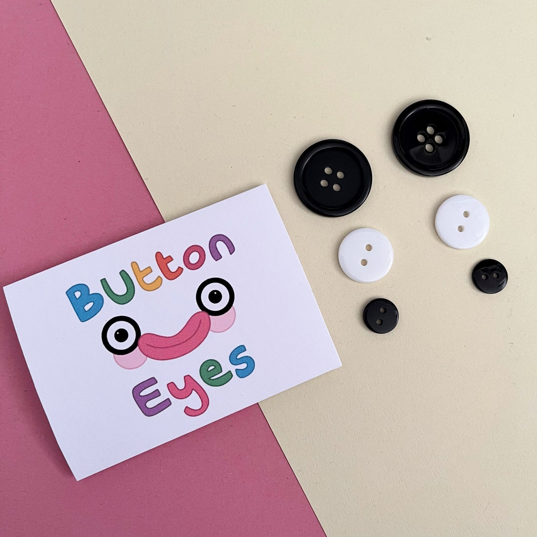 Large Button Eyes Button Eye Sets for Amigurumi - Etsy