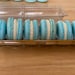 6 Pale Blue Macarons - Etsy UK