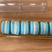 6 Pale Blue Macarons - Etsy UK