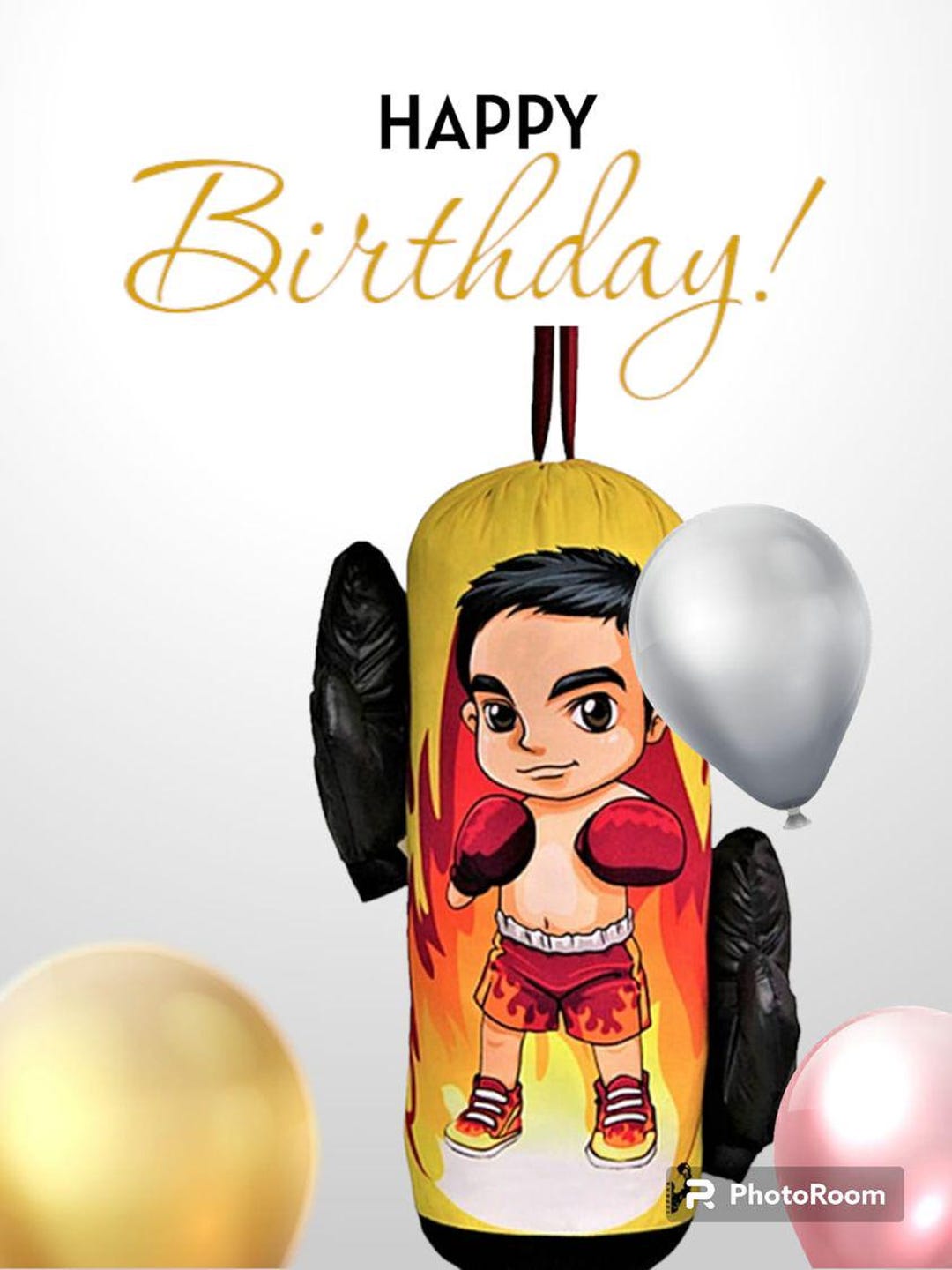 Illustrated, Fun Punching Bag for Children (boxer Child) - Etsy