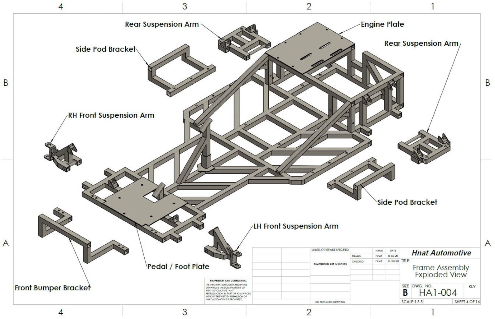 Go Kart Frame Design Plans and Instruction Kit - Do It Yourself ...