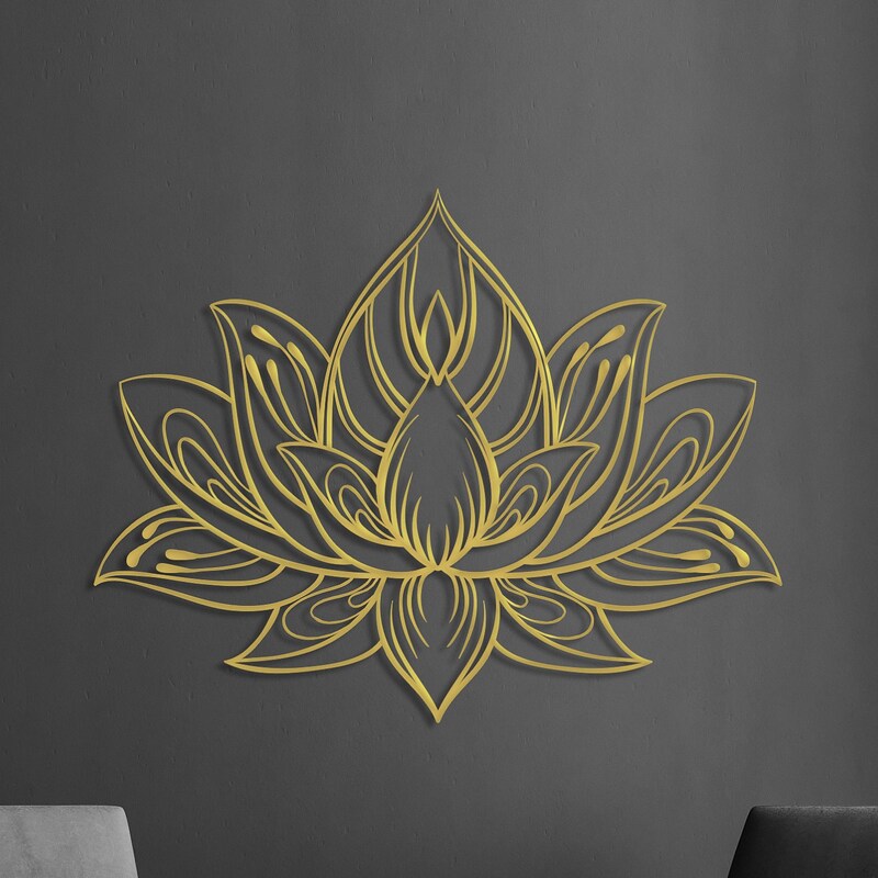 Lotus Wall Decor - Etsy