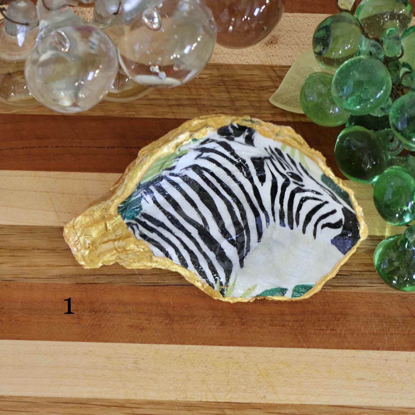 Zebra Oyster Shells Jungle Love | Etsy