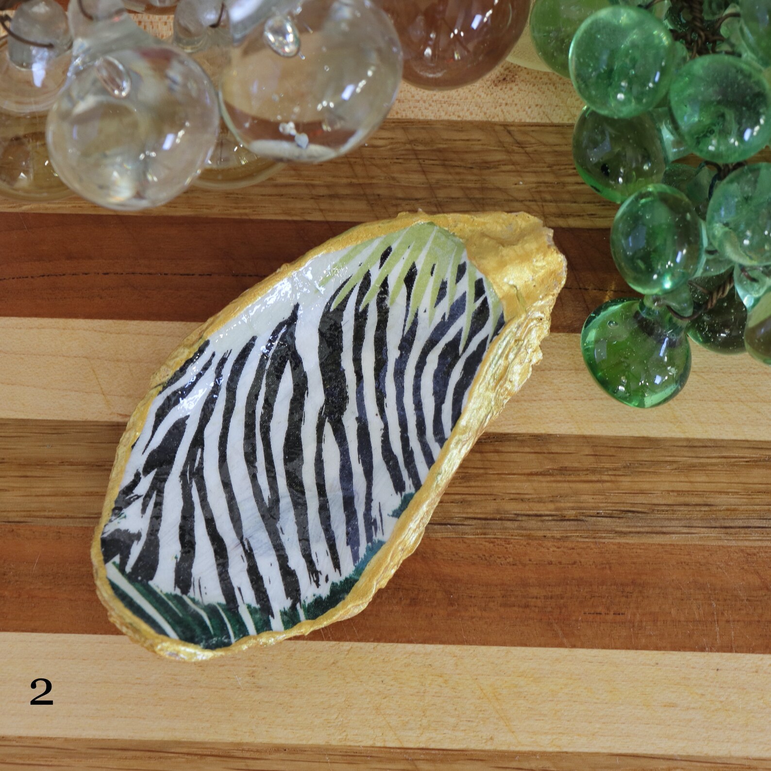 Zebra Oyster Shells Jungle Love | Etsy