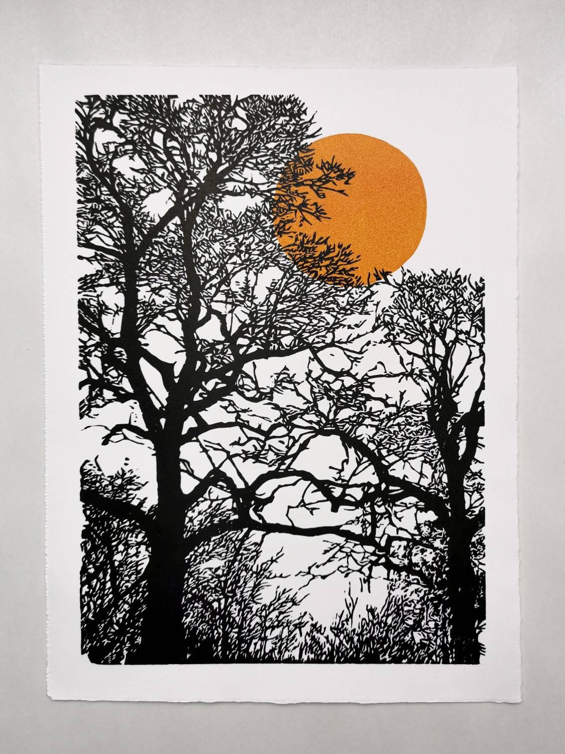 Bright Colour Ways A4 Lino Print - Etsy