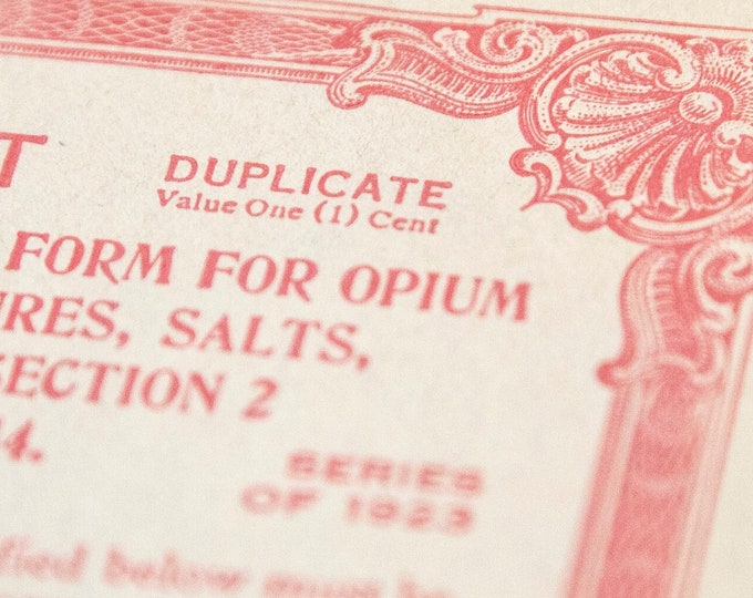 Antique Opium and Cocaine Forms 1920's Medical Quack Documents - Etsy