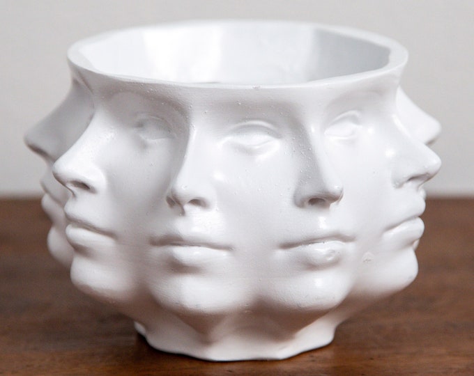 Surreal Multi-faced Vase - Many Faced Flower Pot - Etsy