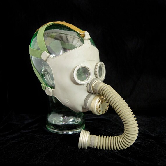 Russian Gas Mask Creepy Cold War Era Soviet USSR Gasmask | Etsy