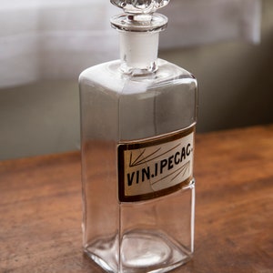 1800s Apothecary Ipecac Bottle - Rare Victorian Quack Medical Bottle - Etsy
