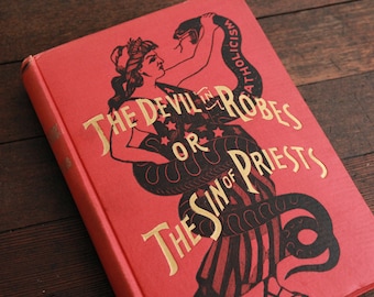 Antique Demon Book - Etsy