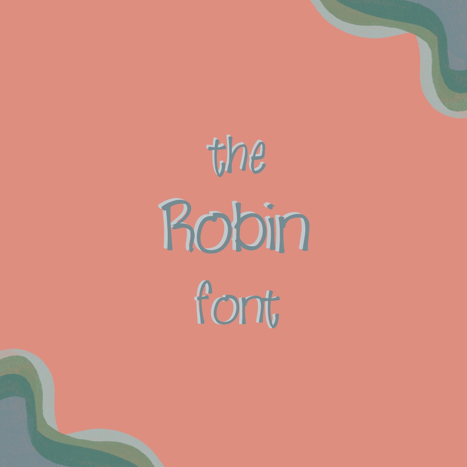 Robin Font digital Dowmload | Etsy