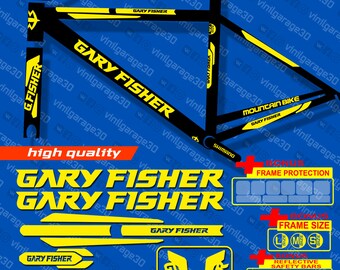 Gary Fisher Bike Stickers - Etsy