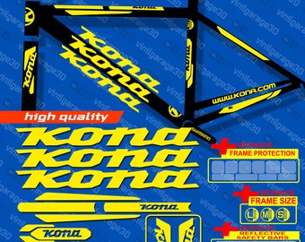Kona Frame Stickers | Etsy
