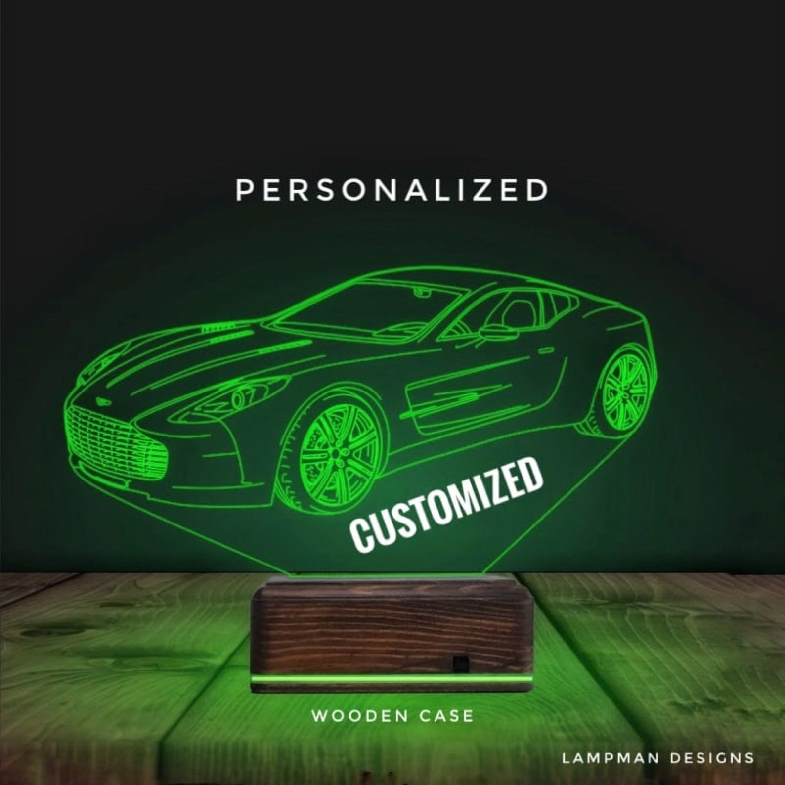 Custom Car Lamp 3d Led LampSpecial GiftCustomized LampTable | Etsy