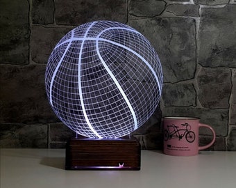 Kobe Bryant 3d Led Lamp - Etsy