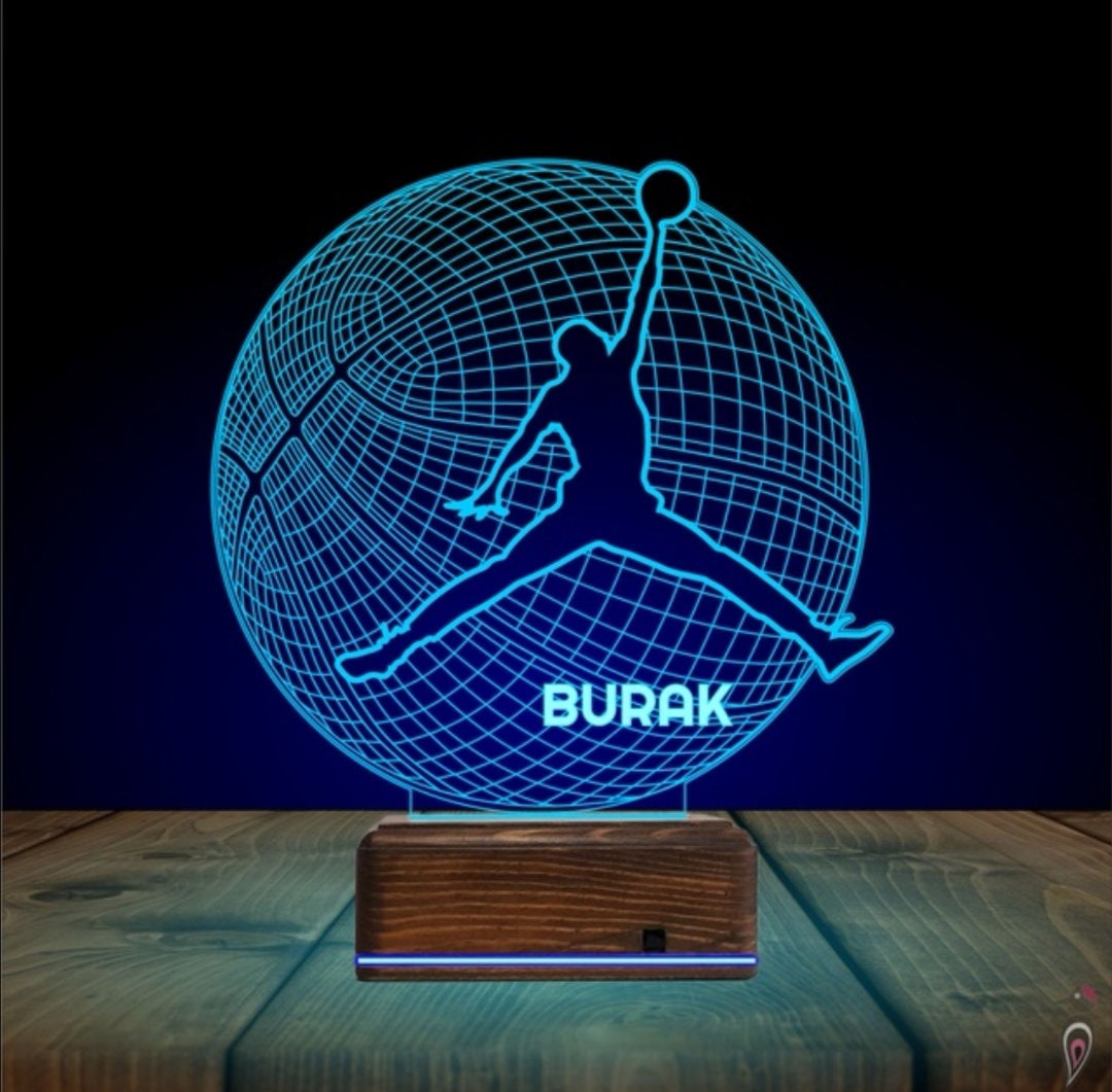 Personalized Gift Custom Lampshade Basketball Player Air - Etsy