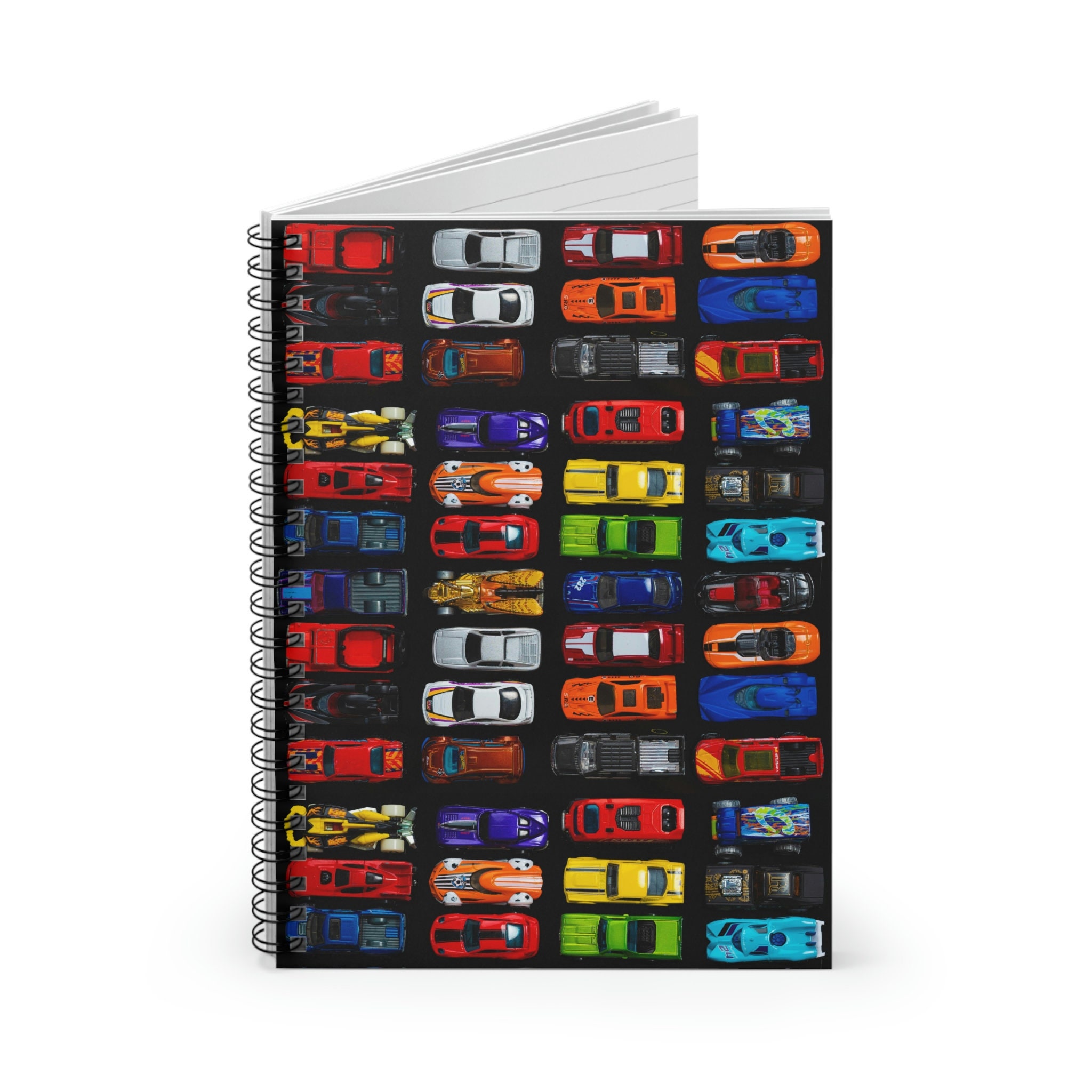 Hot Wheels Cars Spiral Notebook – Toy Car Photo, Ruled Line - Etsy