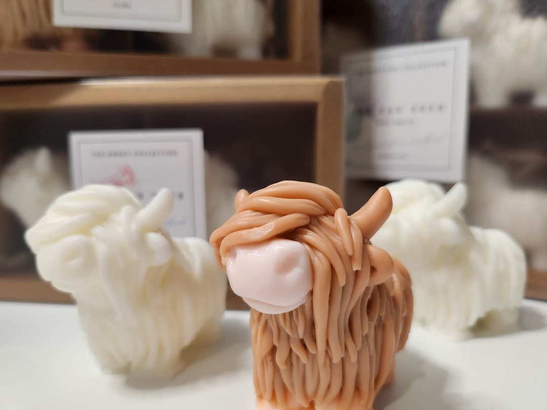 Cow Shampoo Bar Vegan Friendly Highland Cow Unique Shape - Etsy