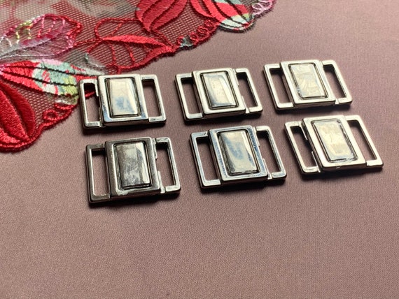 15mm 5/8 Silver Metal Bikini Clasps Bra Closures for Bra - Etsy UK