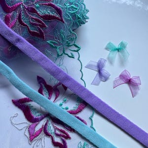 10mm (3/8”) Wire Casing Plush Back Channelling Underwire Casing for Bra ...