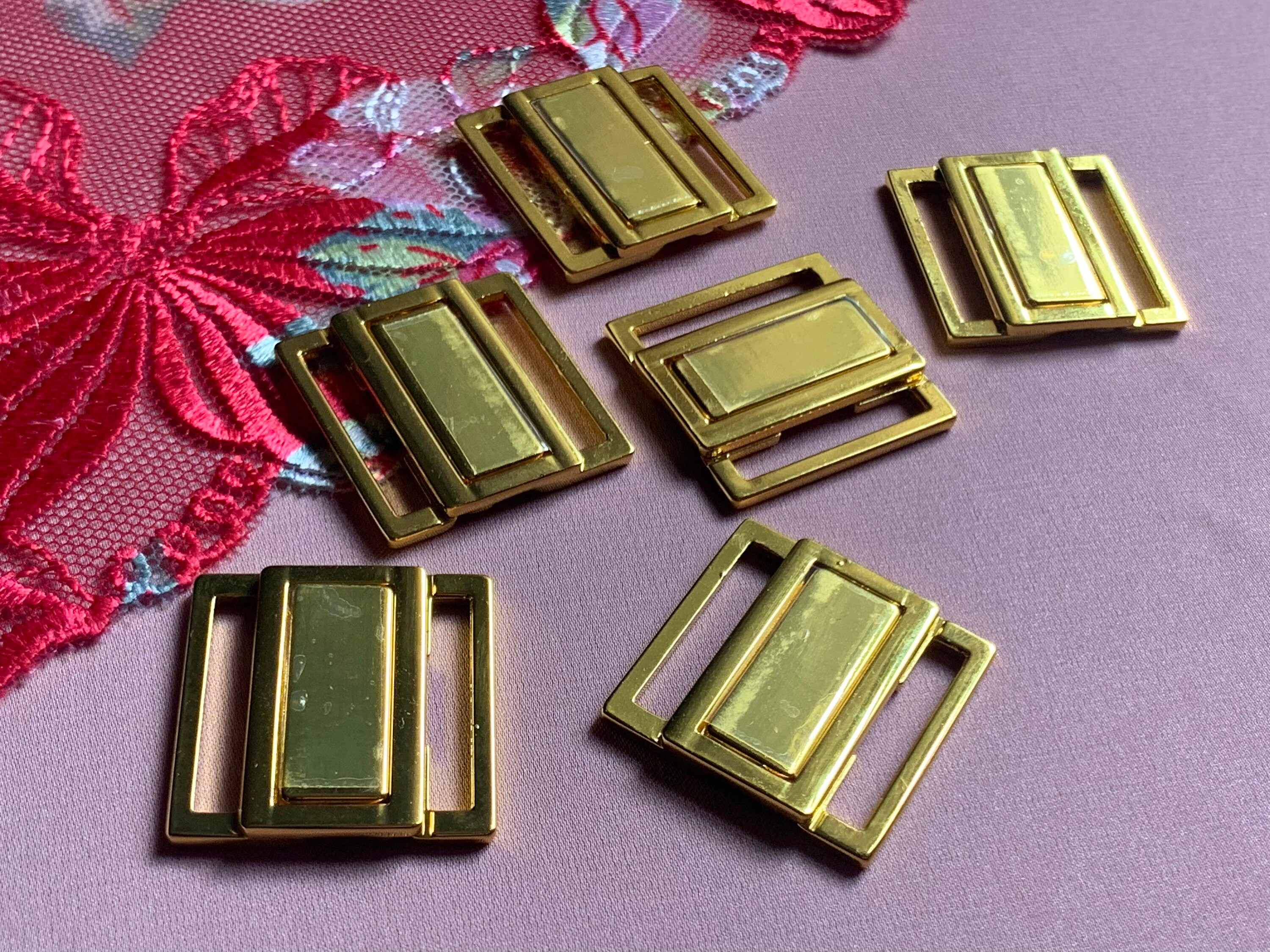 20mm 13/16 Gold Metal Bikini Clasps Bra Closures for Bra | Etsy