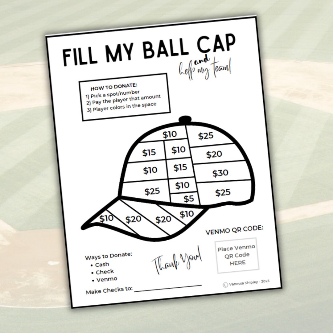 Fundraiser Idea Baseball Fundraiser Template Fundraiser Ideas for ...