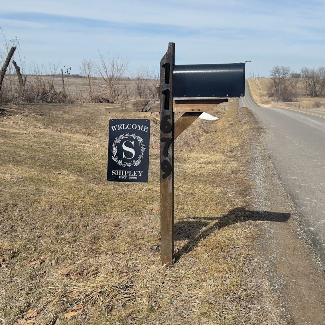 Outdoor Metal Sign Custom Metal Name Sign Metal Welcome Sign Monogram ...