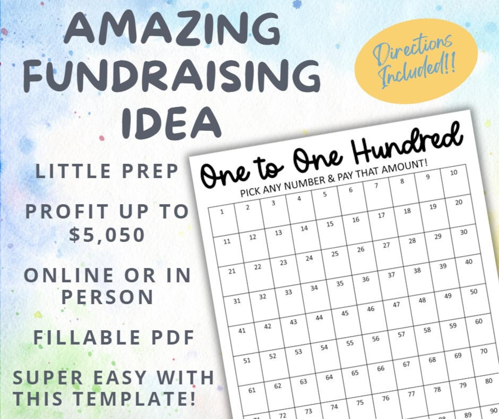 1 to 100 Fundraiser Fundraiser Idea Fundraiser Ideas for Nonprofits ... 1 to 100 Fundraiser Fundraiser Idea Fundraiser Ideas for Nonprofits ...