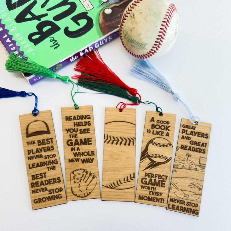 Baseball Bookmark - Etsy
