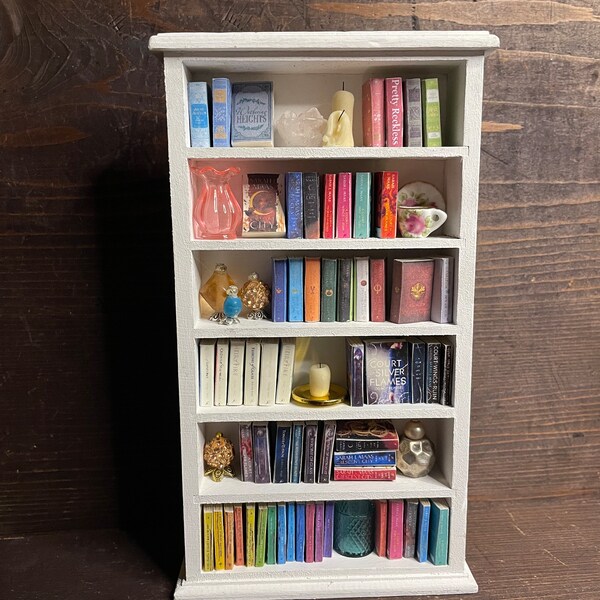 Miniature Bookcase - Etsy