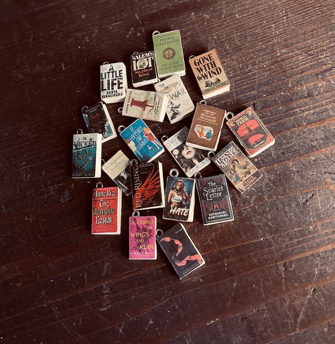 Miniature Book Charm Custom, You Name the Book I Will Make It! - Etsy