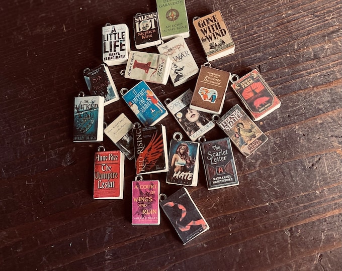 Miniature Book Charm Custom, You Name the Book I Will Make It! - Etsy