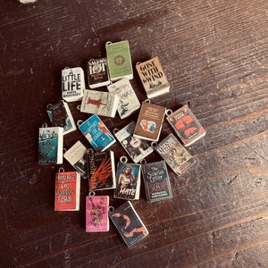 Miniature Book Charm Custom, You Name the Book I Will Make It! - Etsy