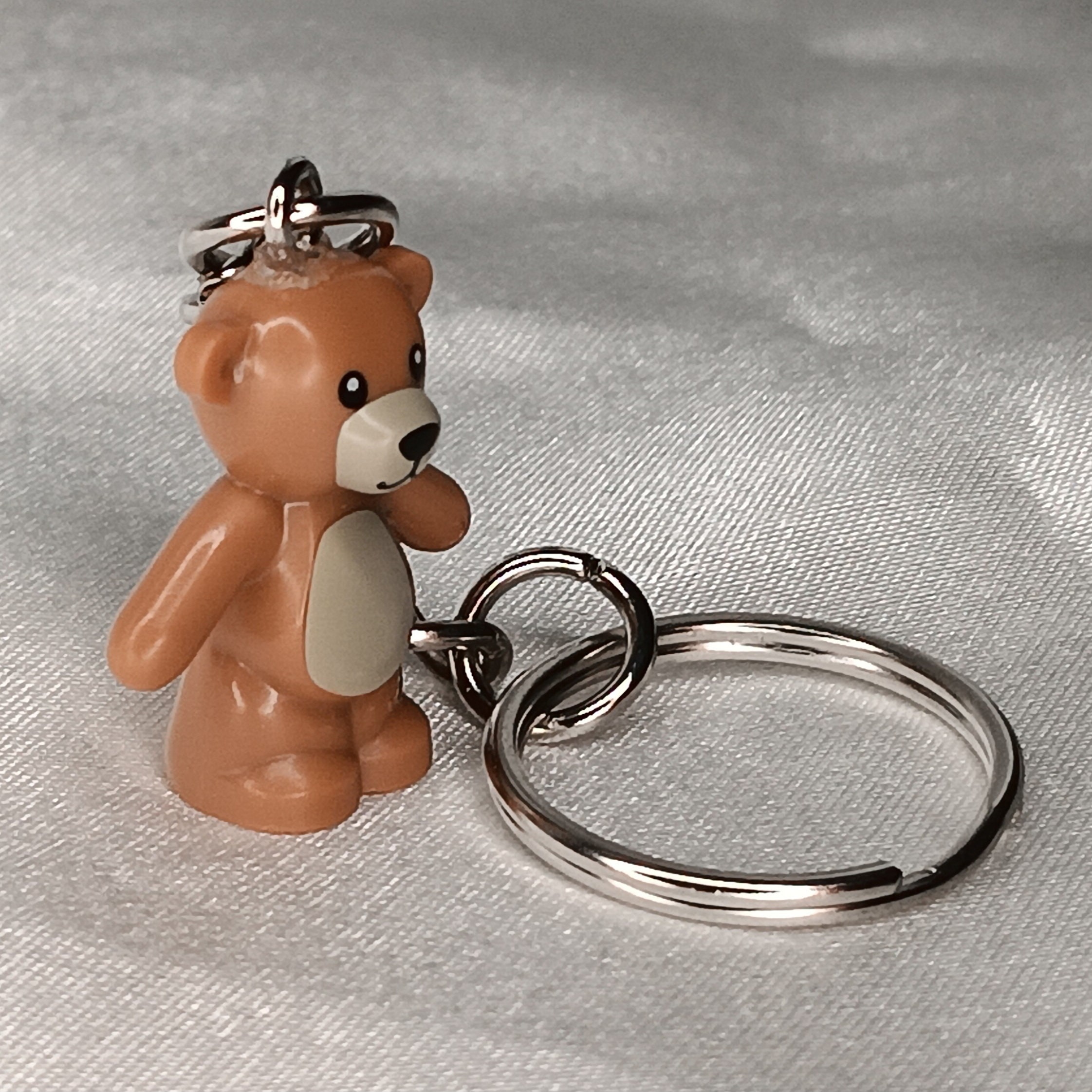 Stuffed Teddy Bear Brick Keychain | Handmade From Genuine Toy Brick ...
