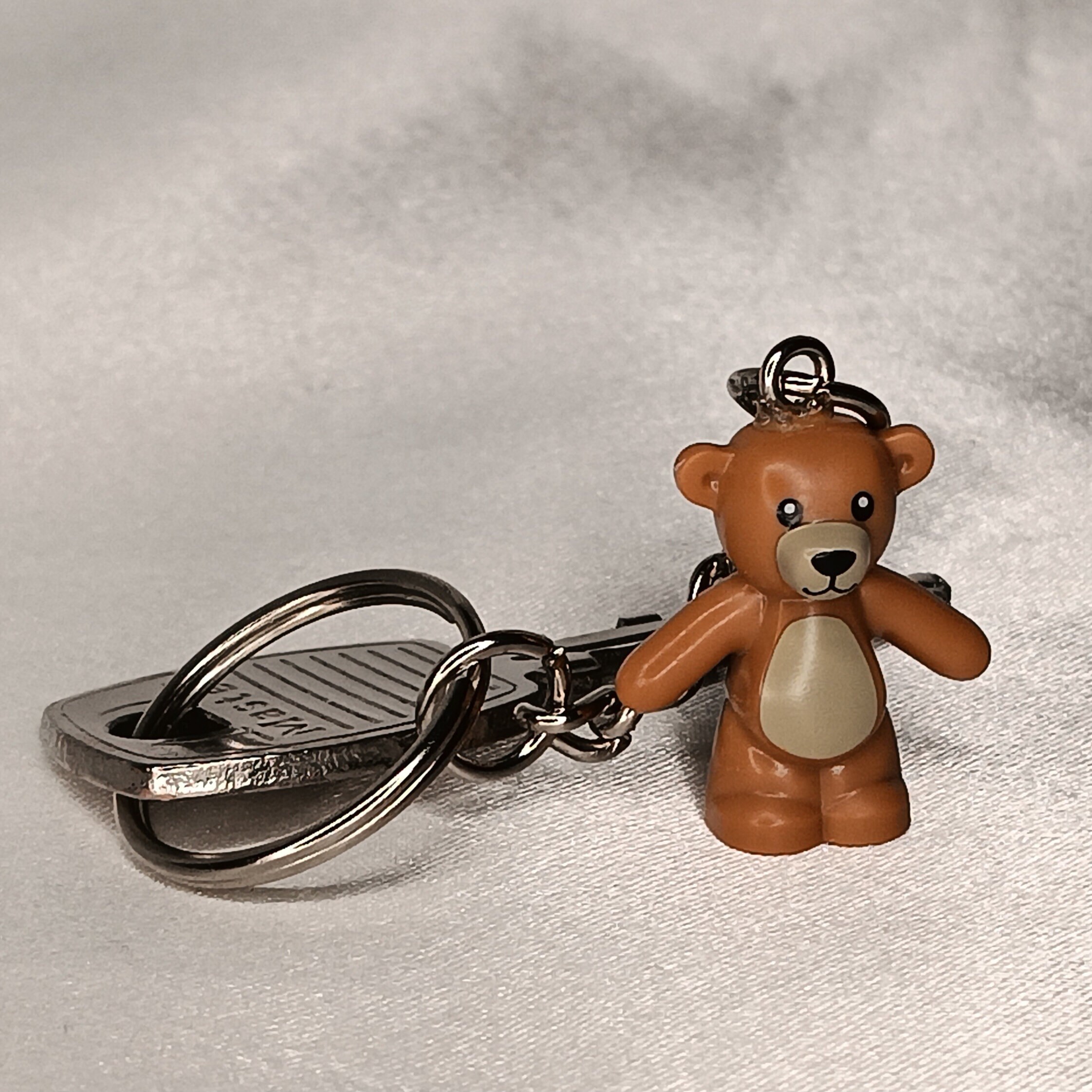 Stuffed Teddy Bear Brick Keychain | Handmade From Genuine Toy Brick ...