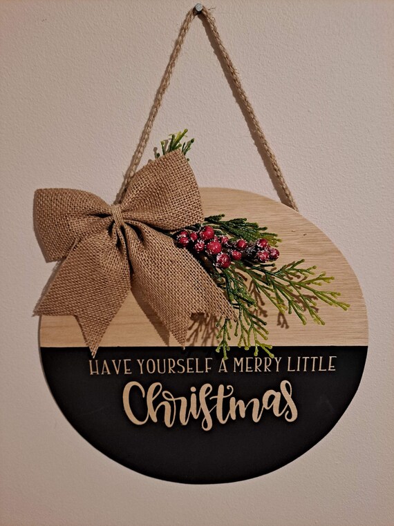 Christmas Hanging Sign - Etsy UK