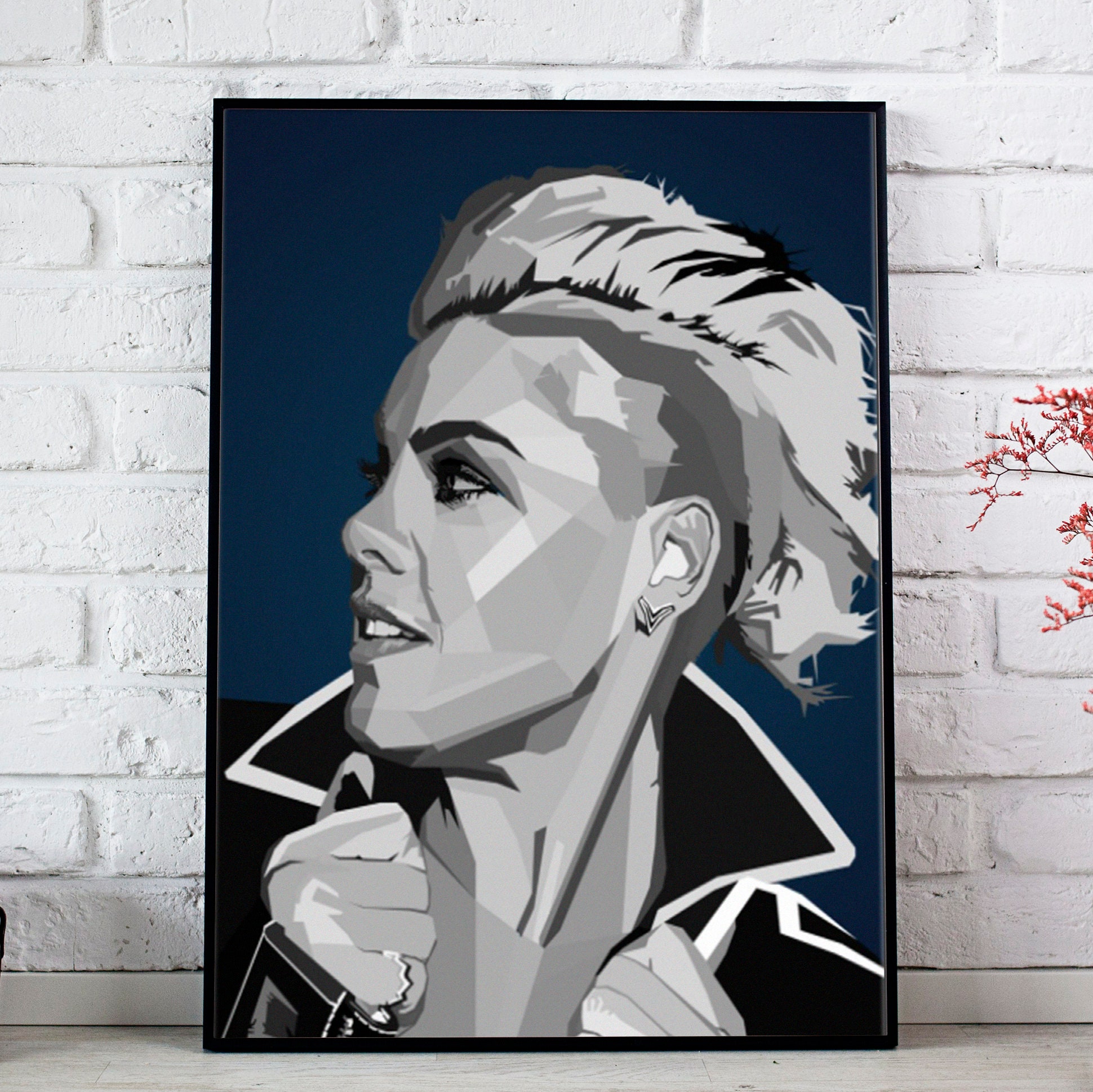 Pink Singer Poster Home Decor Holiday Decor Wall Decor | Etsy